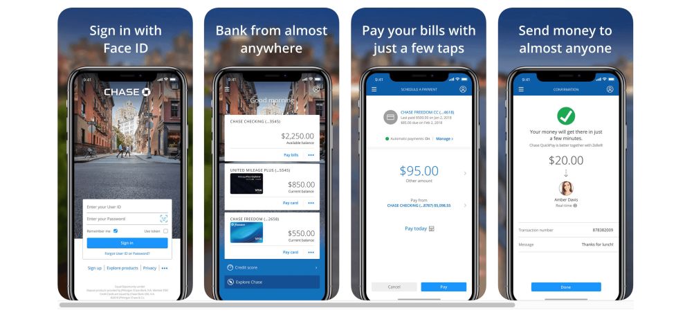 Chase Bank's Comprehensive Mobile App Streamlines Usability With A ...