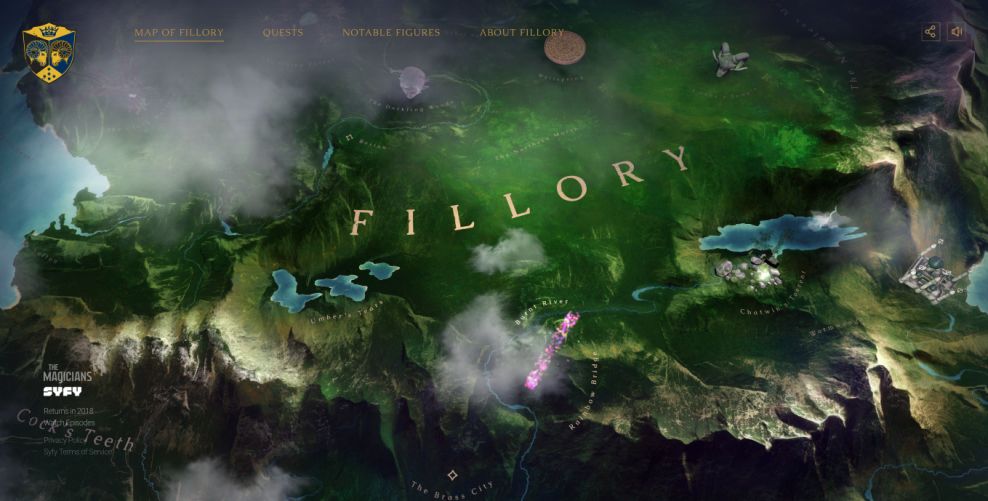 Awesome Website Design Inspiration: Welcome to Fillory | DesignRush