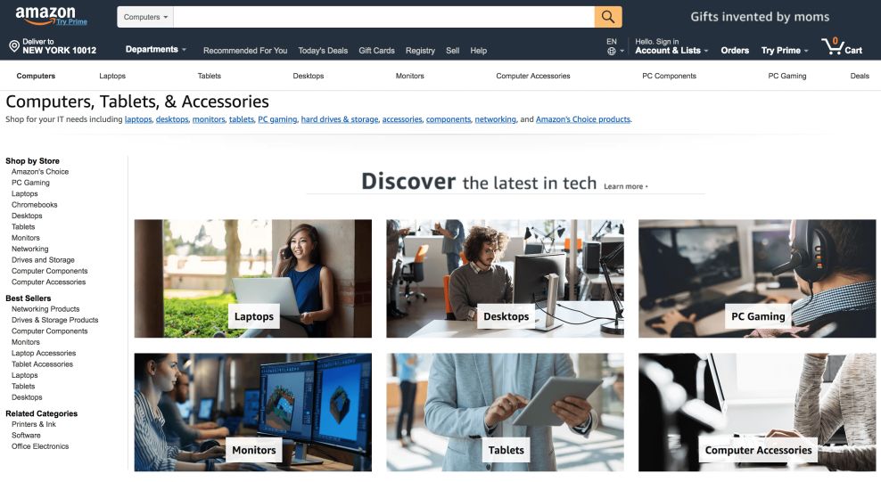 Best Website Design Inspiration: Amazon | DesignRush