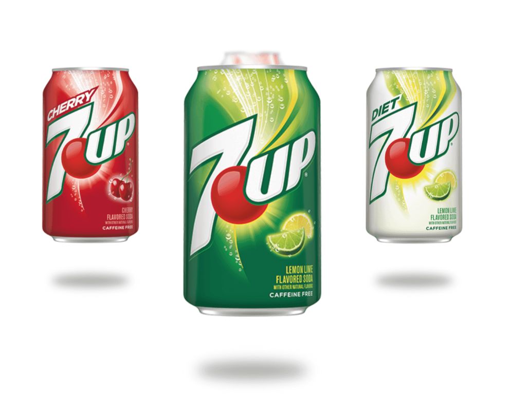 7Up's Bubbly Logo Maintains A Strong Brand Identity Despite Various ...