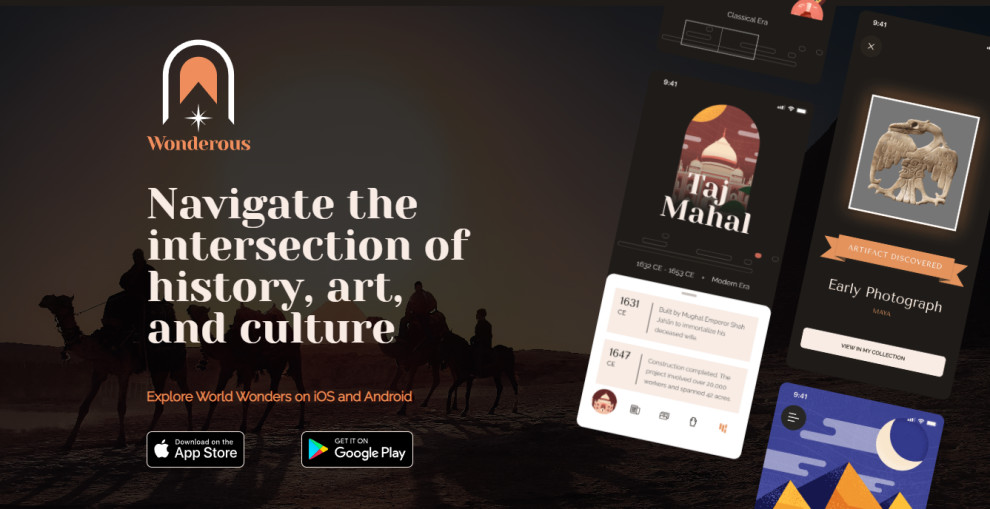 Wonderous App Design by gskinner Educates and Entertains Users While ...
