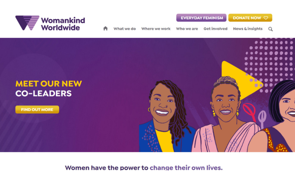 Womankind Worldwide Web Design Analysis | DesignRush