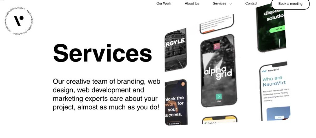 Visions Design Website Design Analysis | DesignRush